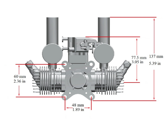 RCGF 30cc Twin Stinger – Micton Hobbies