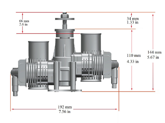 RCGF 30cc Twin Stinger – Micton Hobbies