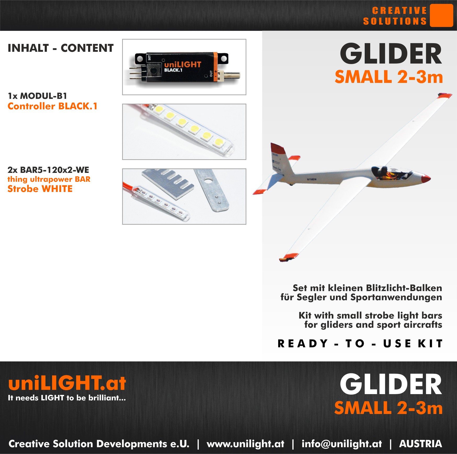 GLIDER-Small Light Set – Micton Hobbies